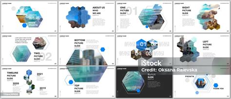 최소한의 프리젠 테이션 디자인 육각형 및 육각 형 요소와 포트폴리오 벡터 템플릿 프리젠 테이션 슬라이드 전단지 전단지 브로셔 커버 보고서 광고를위한 다목적 템플릿 육각형에