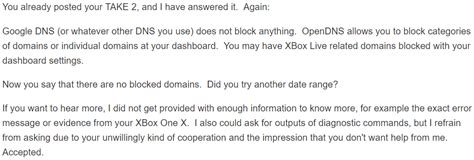 Xbox Live Not Working With Xbox One X And Opendns Opendns