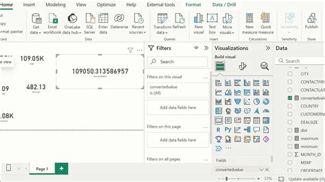 power bi tutorials for beginners calculate table summarize columns