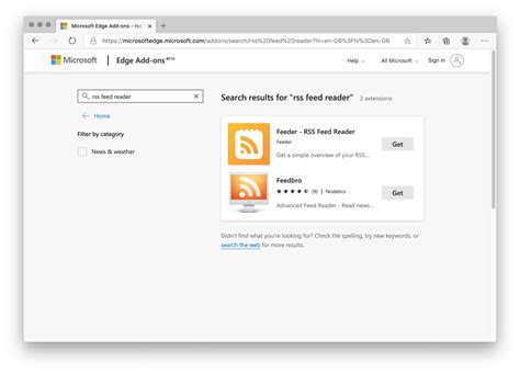 rss feed reader for microsoft edge feeder knowledge base