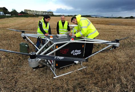 Flowcopters Ultra Long Range Hydraulic Drone Is Lifting Serious Weight