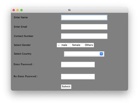 Github Sahilshah Xyzregistration Form In Tkinter