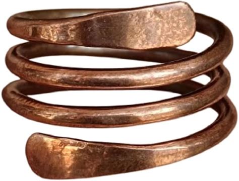 Kanav Crafts Pure 100 Copper Wrap Ring Arthritis Thumb