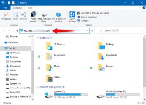 How To Connect To An Ftp Server In Windows 10 From File Explorer