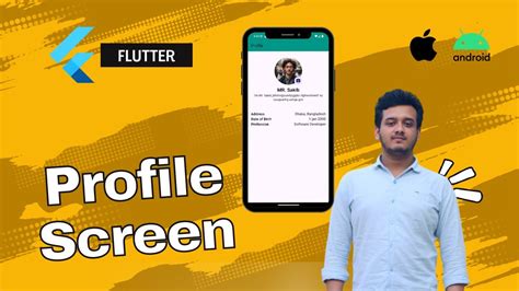 Create a Beautiful Profile UI in Flutter || Flutter Bangla Tutorial || #muntasir_ashif - YouTube