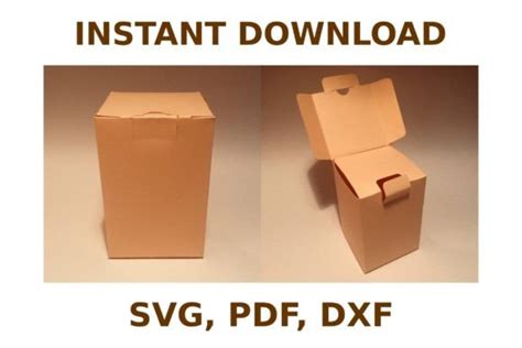 Rectangular Box Template Box Template Svg Svg Files Svg Inspire