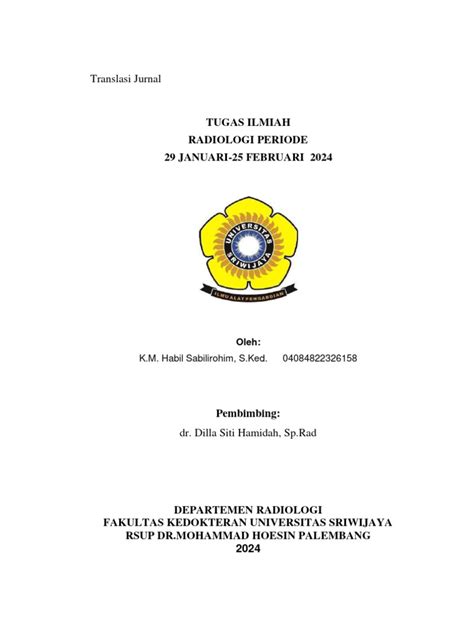 Jurnal Radioanatomy Of The Retroperitoneal Space Translasi Ke Bahasa