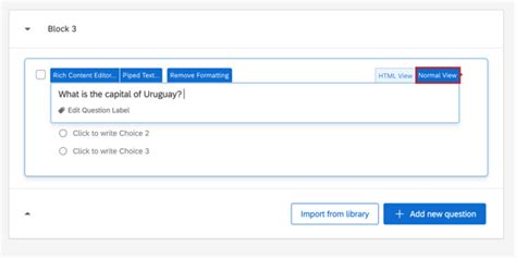 Formatting Questions