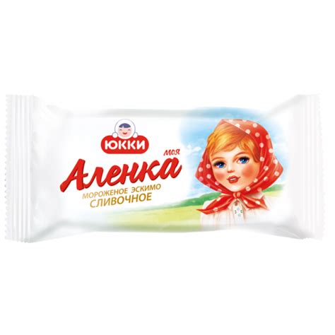 Мороженое Юкки Моя Аленка сливочное 65 г купить в Минске недорого в интернет магазине Едоставка