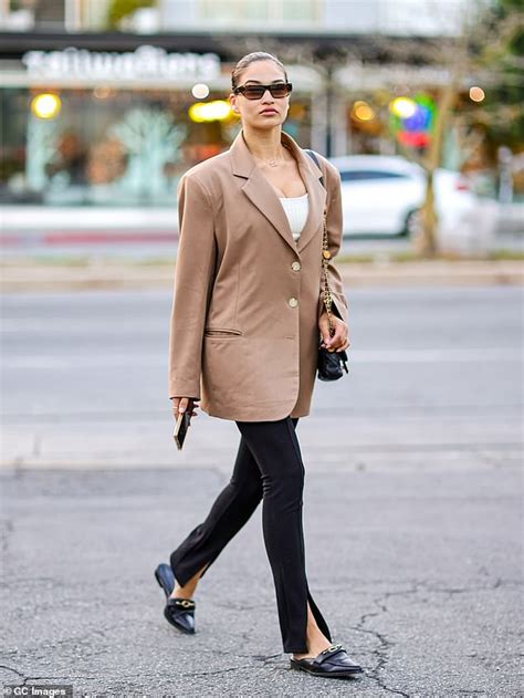 New Mother Shanina Shaik Runs Errands In Los Angeles After Welcoming Son Zai In September