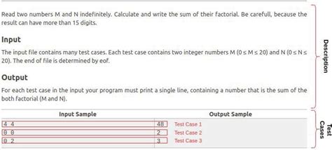 A Problem Statement From The URI Online Judge In This Work We Are Download Scientific Diagram