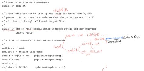 sqlite源码分析 词法分析和语法分析 parser y csdn博客