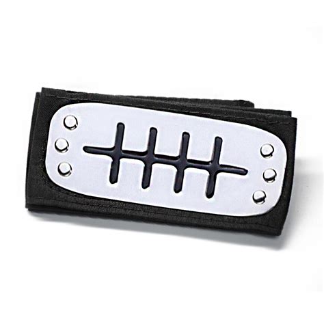 Повязка отступника Деревни Скрытого Дождя / Бандана на лоб / Протектор ...