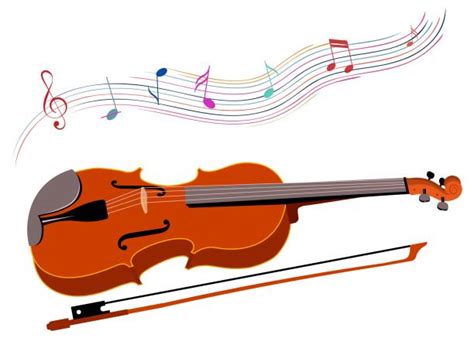 7200 Violin Music Notes Stock Illustrations Royalty Free Vector