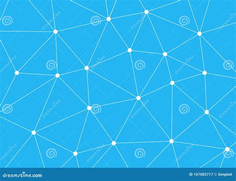 abstract connected triangle vector pattern neural network background