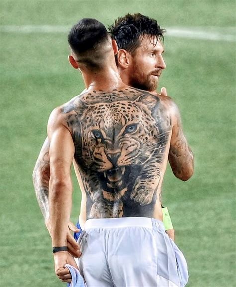 Messi Tattoo Back
