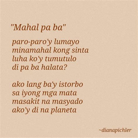 Tanaga Mahal Pa Ba Tagalog Love Quotes Tagalog Words Tagalog Quotes Funny