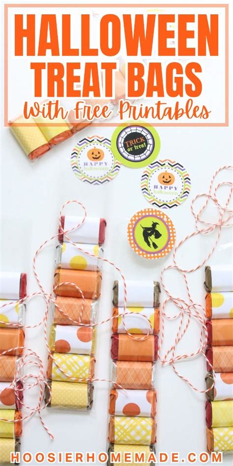 Halloween Treat Bags With Free Printables Halloween Treat Bags