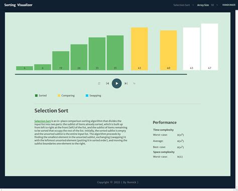 Github Romickkundu21sorting Visualizer Web App For Visualizing A