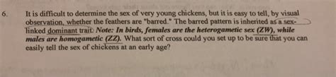 Solved It Is Difficult To Determine The Sex Of Very Babe Chegg Com