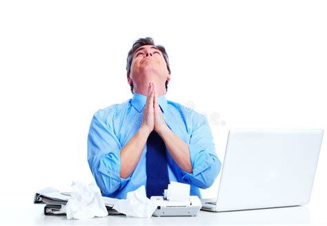 Homme Daffaires De Comptable Image Stock Image Du Portable