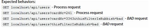 C Badrequest On Request With Nonexistent Filter Stack Overflow