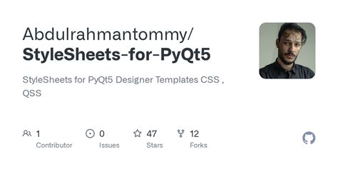 Stylesheets For Pyqt5 Consolestyle Qss At Main · Abdulrahmantommy Stylesheets For Pyqt5 · Github