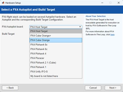 deployment on cube orange autopilot from simulink matlab and simulink