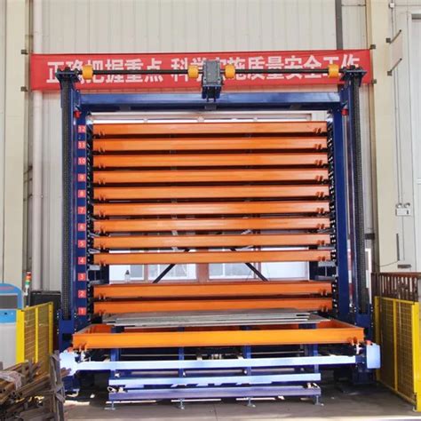 Advanced Automatic Vertical Storage System For Metal Plates Automatic Storage Solution And