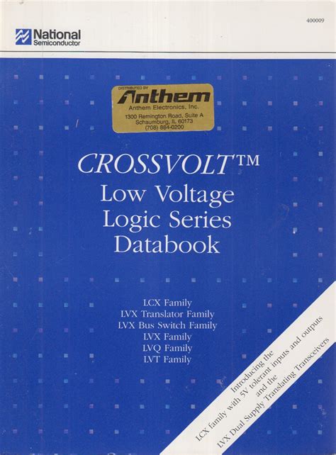crossvolt low voltage logic series databook by national semiconductor