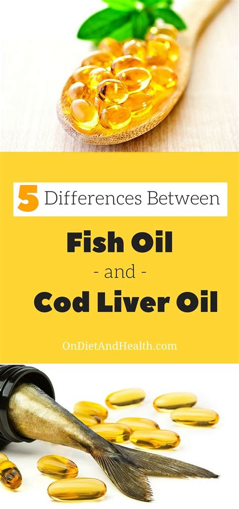 Differences Between Fish Oil And Cod Liver Oil Liver Oil Cod Liver Oil Cod Liver