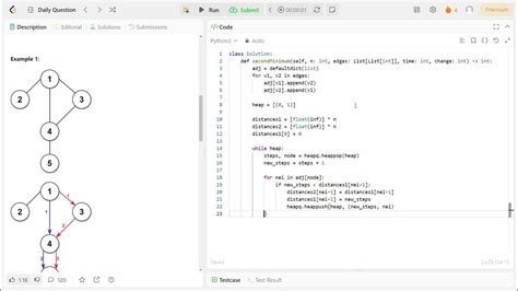 Leetcode 2045 Second Minimum Time To Reach Destination Python Youtube