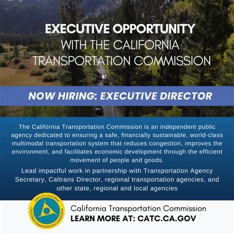 Caltrans On Linkedin Now Hiring Executive Director