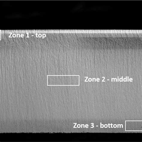 Scanning Electron Microscopy Sem Cross Section Image Of A