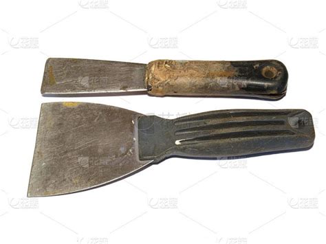 老旧油灰刀照片上白了。