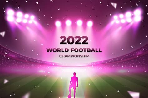 현실적인 세계 축구 선수권 대회 그림 무료 벡터