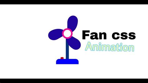 Animating A Table Fan With Html And Css Coding Webdesign Python Fan