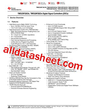 TMS F ZJZA Datasheet PDF Texas Instruments