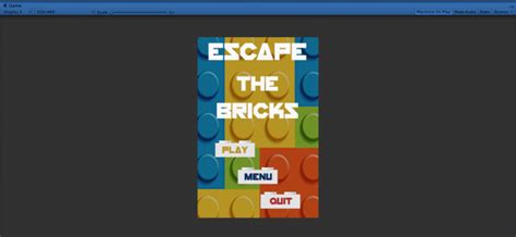 escape the bricks game using unity with source code source code