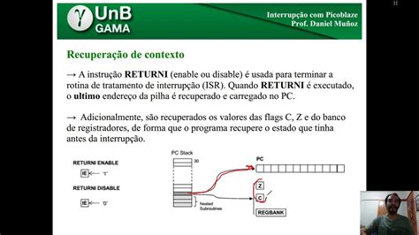 Picoblaze Aula 6 Sistema De Interrupção Do Picoblaze Youtube