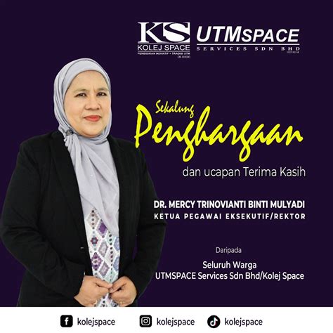Kolej Space Sekalung Penghargaan Dan Jutaan Terima Kasih Facebook