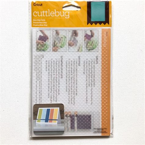 Cuttlebug Ben Day Dots Polka Dots Embossing Folder Lazada