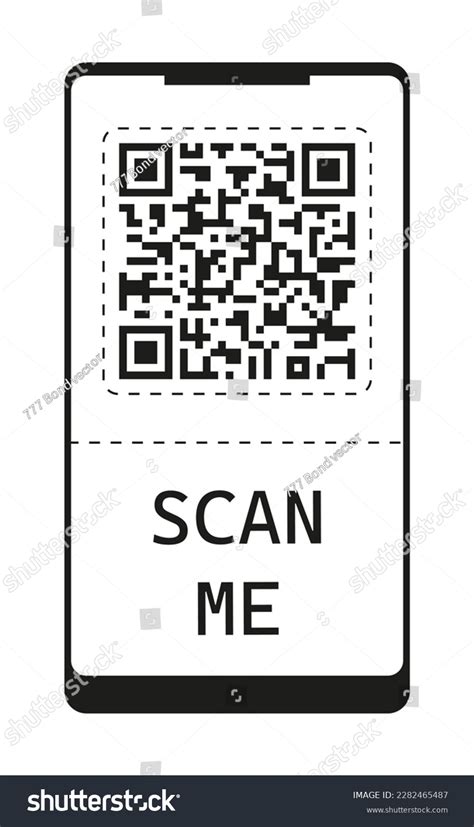 Qr Code Vector Sample Vector Qr Stock Vector Royalty Free 2282465487