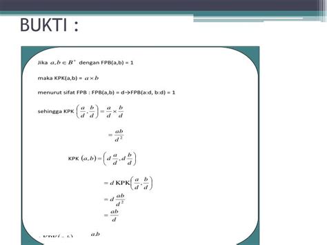 Ppt Menentukan Fpb Dengan Algoritma Euclides Powerpoint Presentation