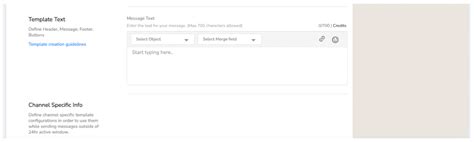 Create A New Template Sms Magic Salesforce Documentation