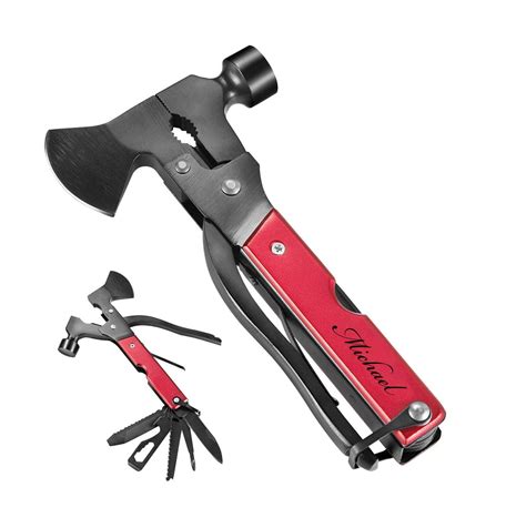 Personalized Multitool Axe Hammer Tools Groomsmen Birthday T For Him