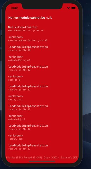 native module cannot be null · issue 711 · satya164 react native tab
