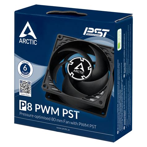 P8 Pwm Pst 80 Mm Pwm Fan With Cable Splitter Arctic