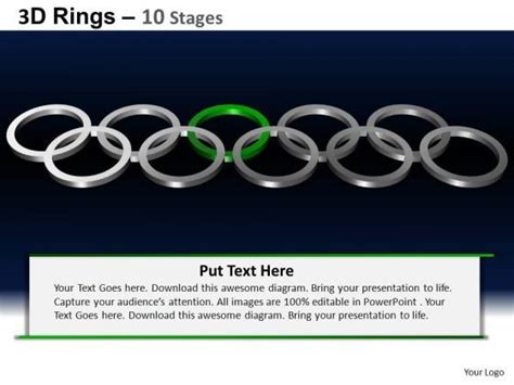 PowerPoint Process Chart Rings Ppt Designs