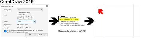 Bug When Importing Scaled Dxf Files Coreldraw 2019 Microsoft Store Edition Coreldraw